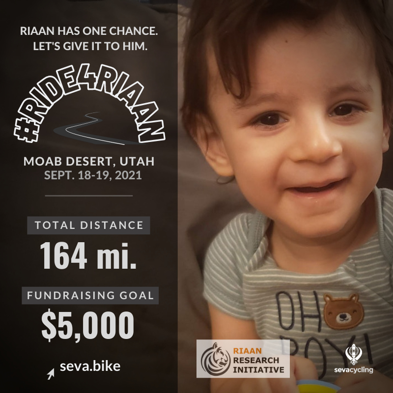 Riaan has one chance at life. Let’s give him that chance. – seva cycling